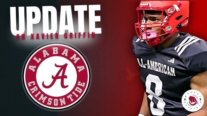 BOOM! 🏈 Alabama Secures Top LB Xavier Griffin, Fueling an UNSTOPPABLE ...