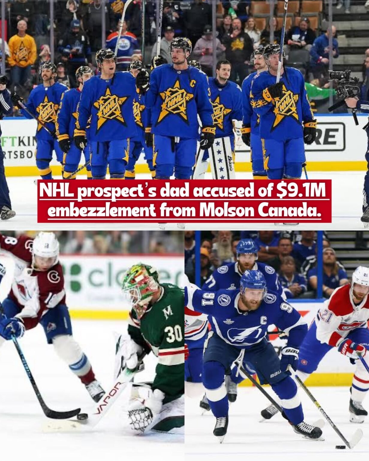 Breaking news: The father of an NHL prospect has been charged with ...