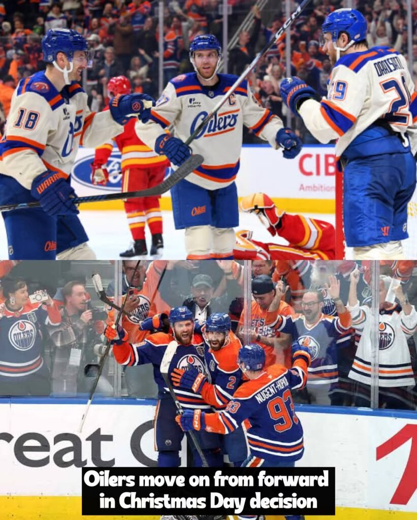 Breaking news: Edmonton Oilers part ways with forward on Christmas Day ...