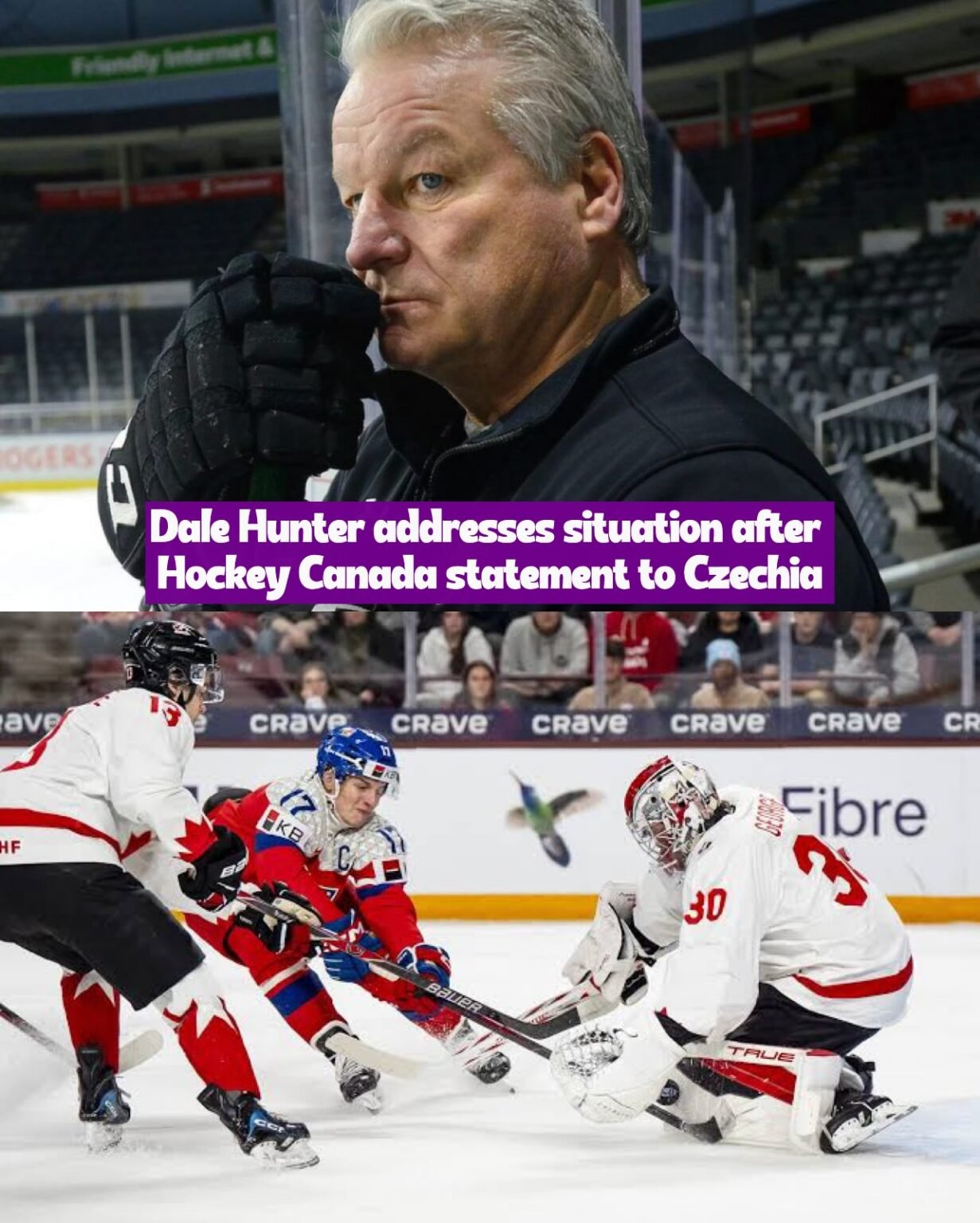 Hockey coach Dale Hunter reacts to Hockey Canada’s public apology to ...