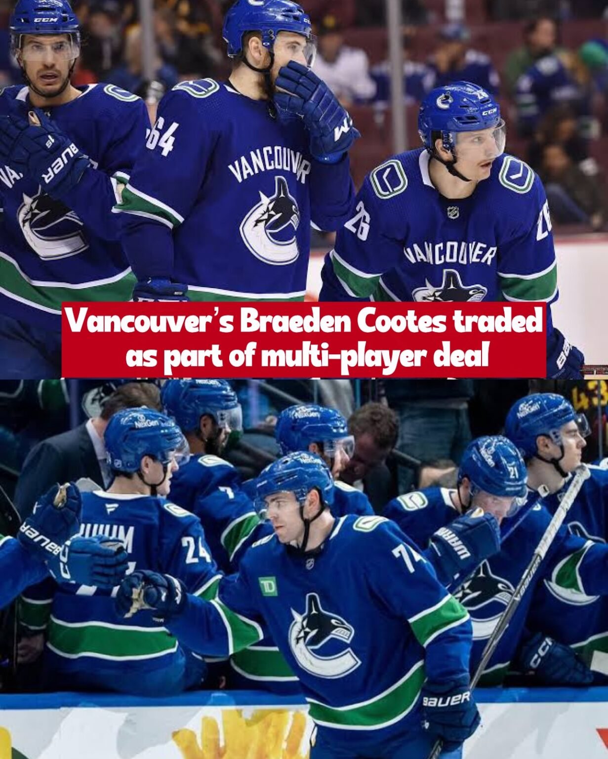 Vancouver Canucks shakes things up, Braeden Cootes heads elsewhere in ...