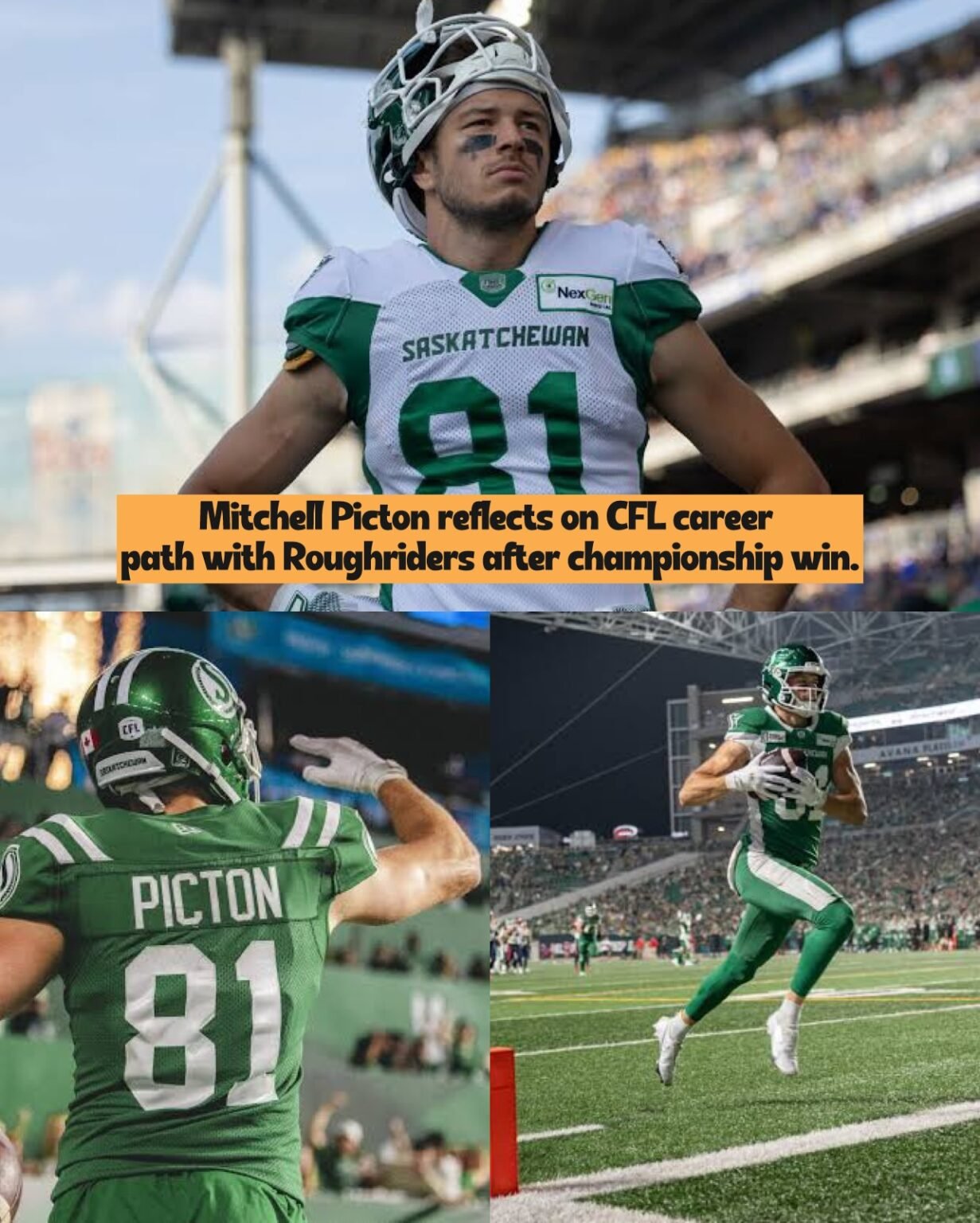 Grey Cup winner Mitchell Picton considers next steps with Saskatchewan ...