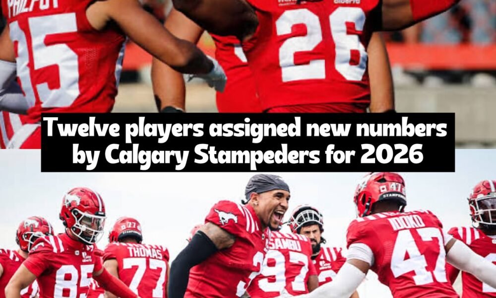 Calgary Stampeders announce 12 fresh squad numbers for 2026 season ...
